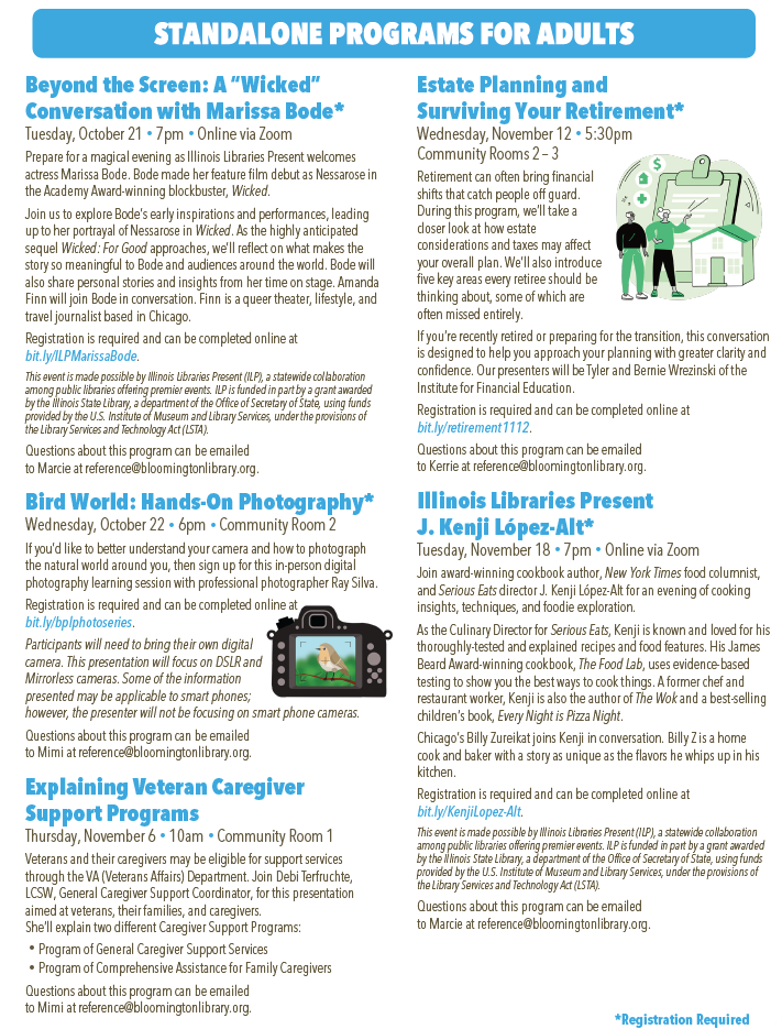 Program Guide | Bloomington Public Library